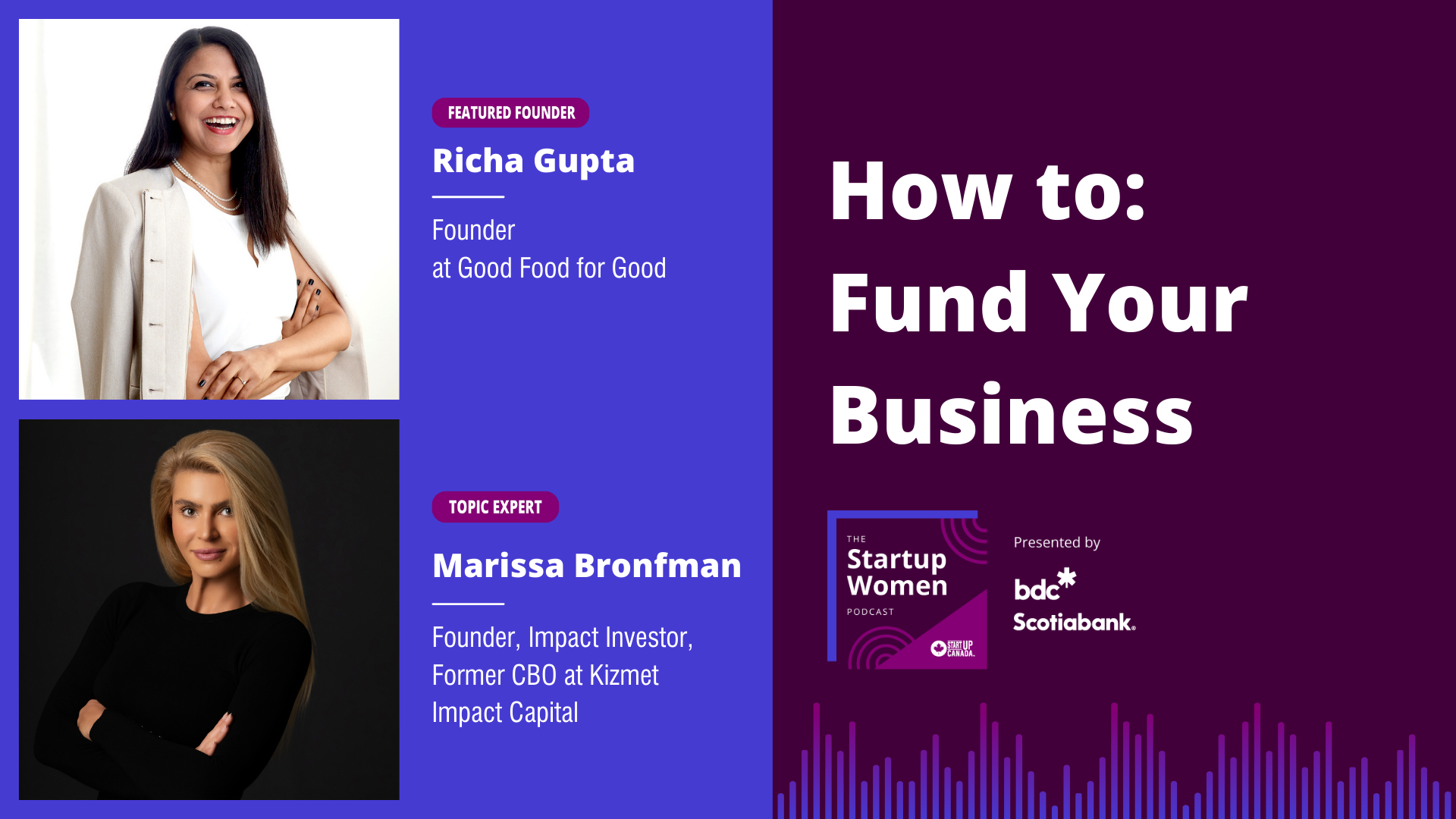 A Conversation on Funding with Richa Gupta and Marissa Bronfman ...